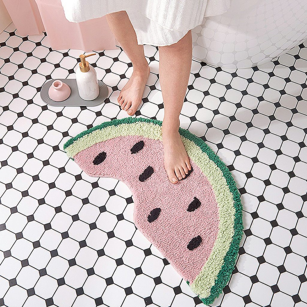Cute Watermelon Bath Mat – Creatfunny