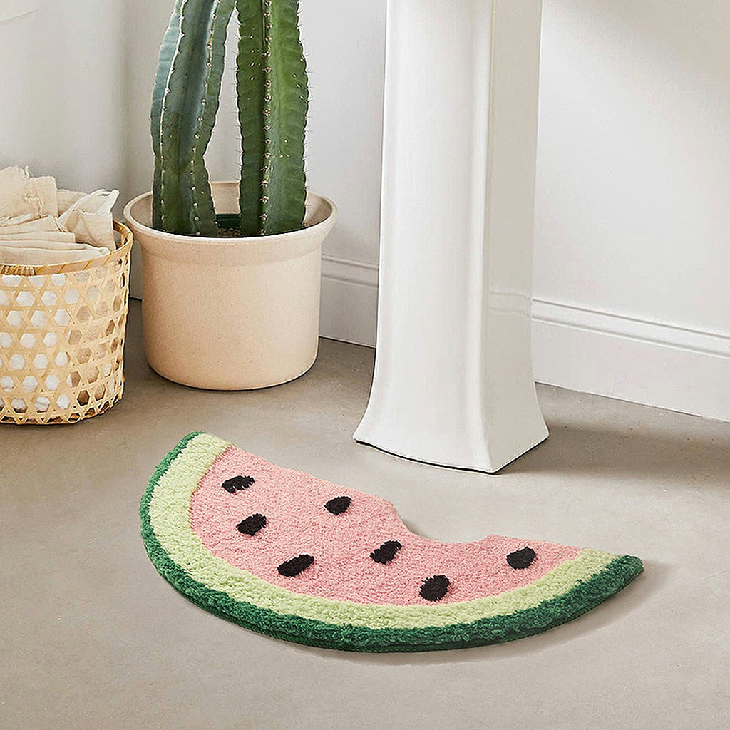 Cute Watermelon Bath Mat – Creatfunny